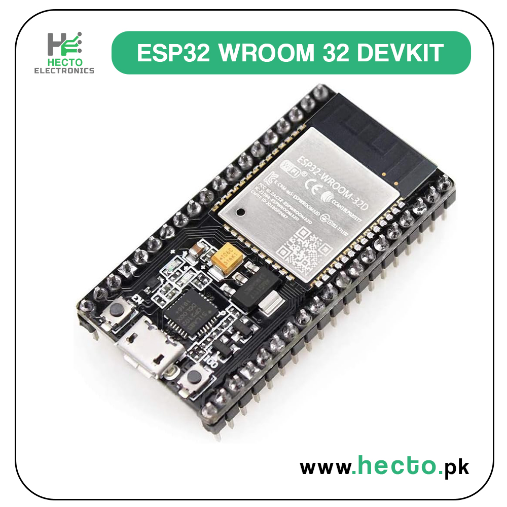 ESP32 WROOM 32D Development Board - Hecto.pk